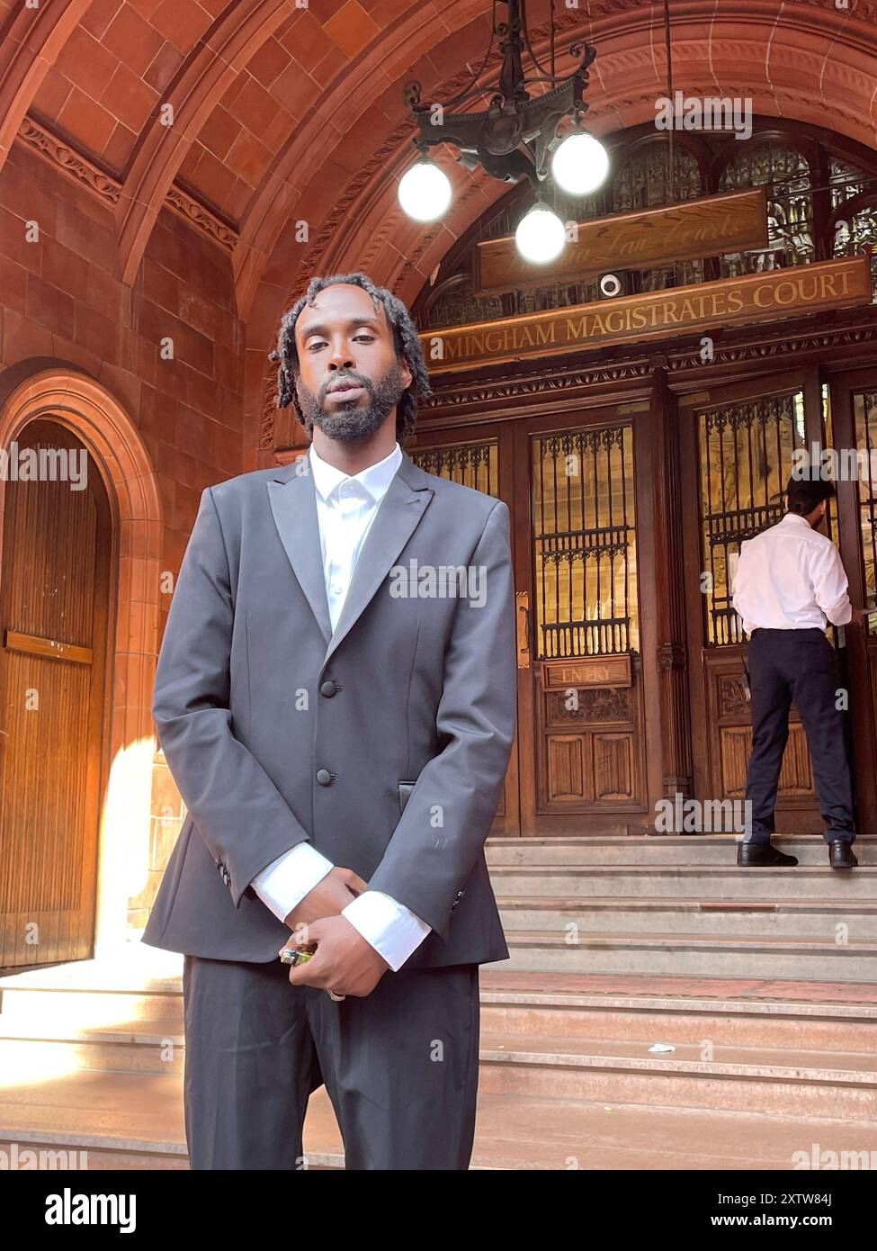 Omar Abdirizak, 30, outside Birmingham Magistrates' Court where he ...