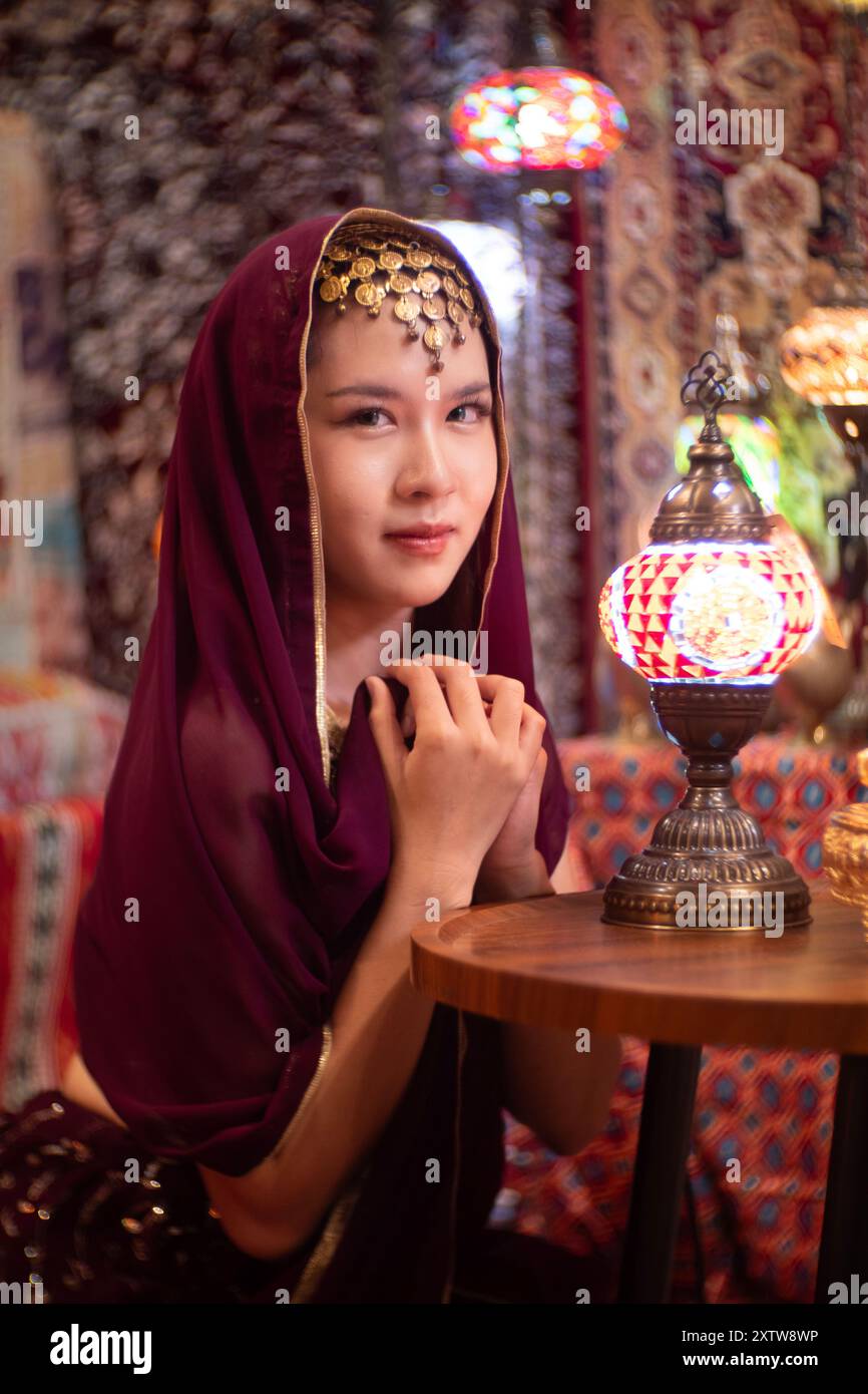 Young turkish lady in traditional dress hi-res stock photography and ...