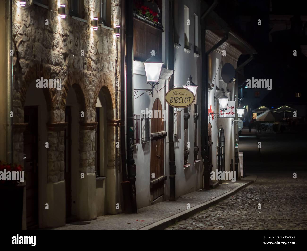 Kazimierz Dolny, Poland - June 2022: Atmospheric, historic street at ...