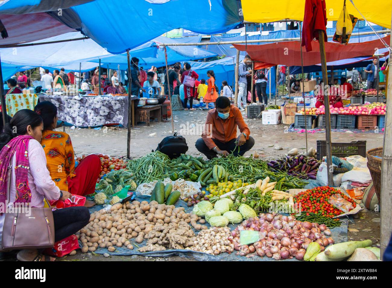 Vegetable trading in nepal hi-res stock photography and images - Alamy