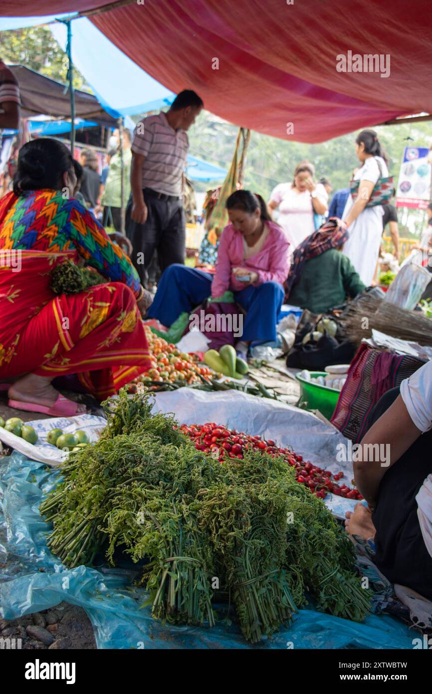 Vegetable vendors of Haat Bazaar in Khandbari, Sankhuwasabha District ...