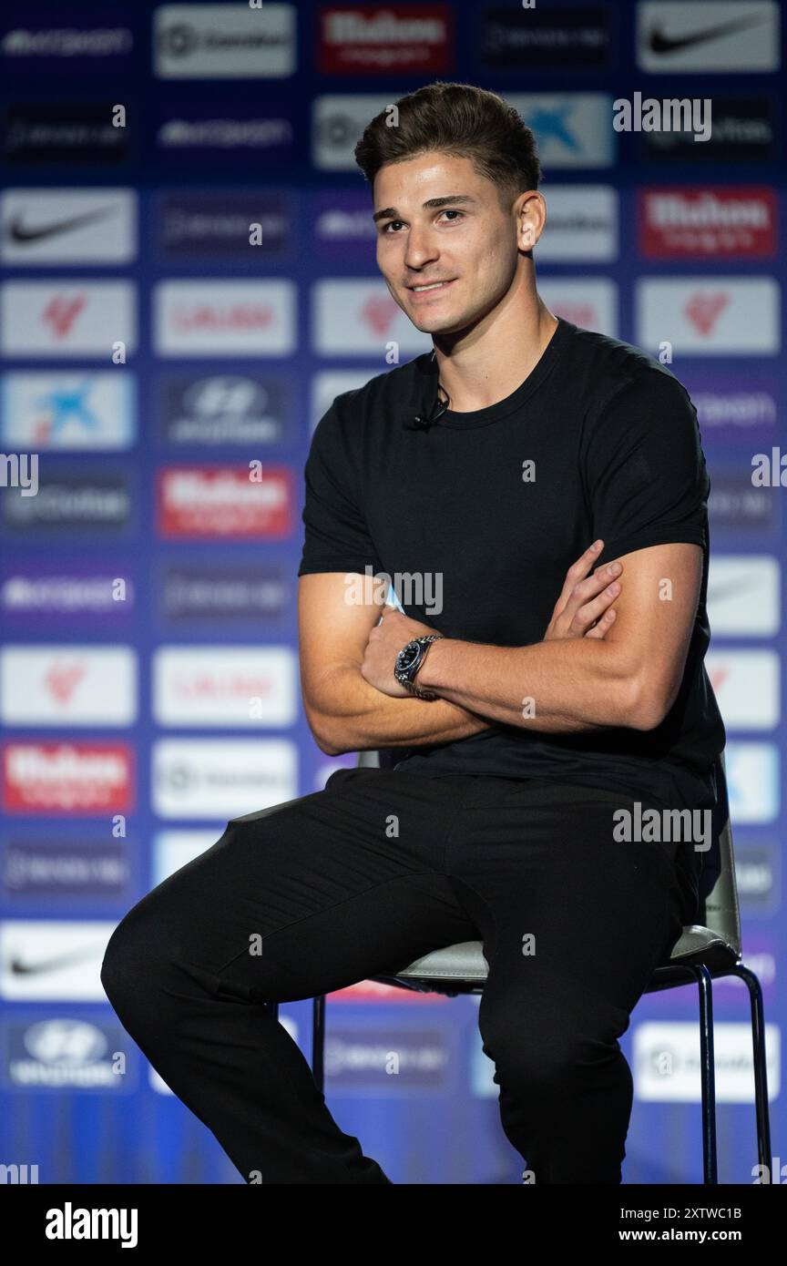 Julian Alvarez Madrid, Spain. 16th Aug, 2024. Julian Alvarez During