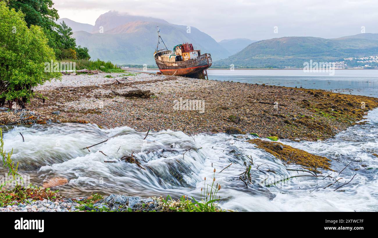 Corpach Wreck, Fort William, Lochaber, Scotland Stock Photo - Alamy