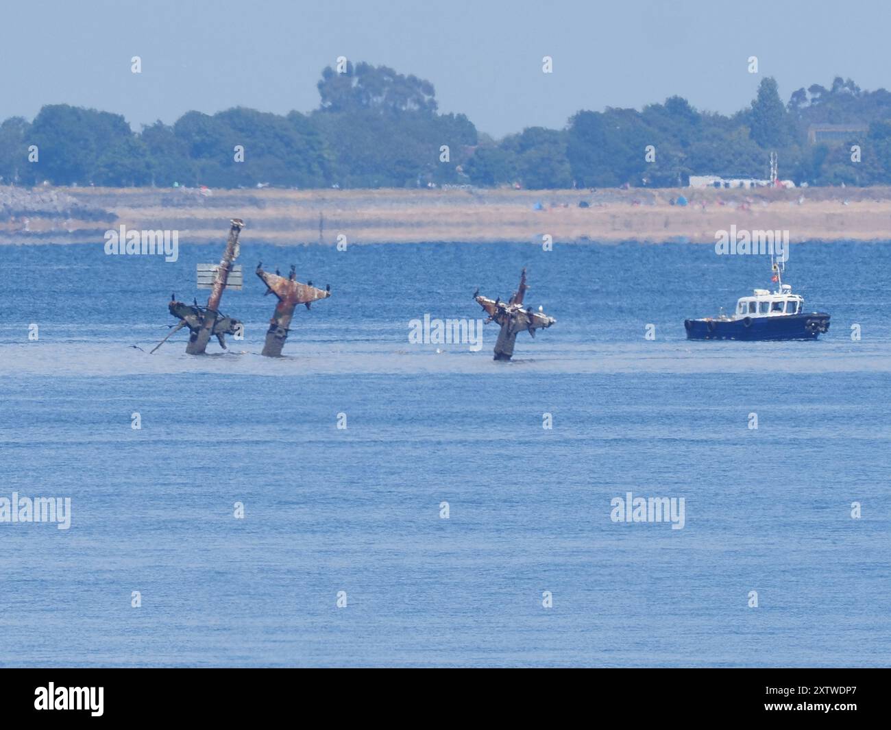 Sheerness, Kent, UK. 16th Aug, 2024. Another survey of the SS Richard ...