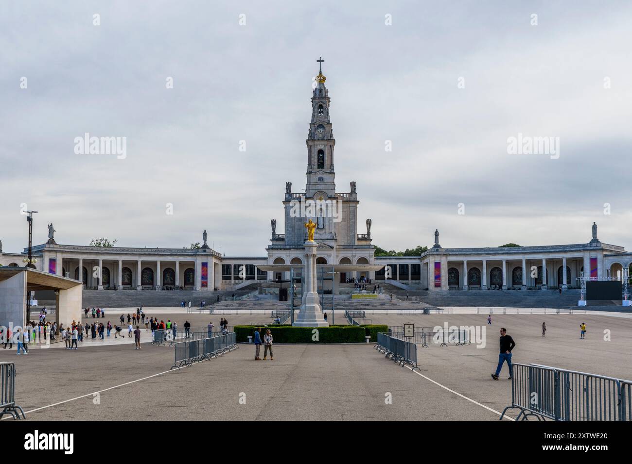 Sanctuary of Our Lady of the Rosary of Fatima located in Cova da Iria ...