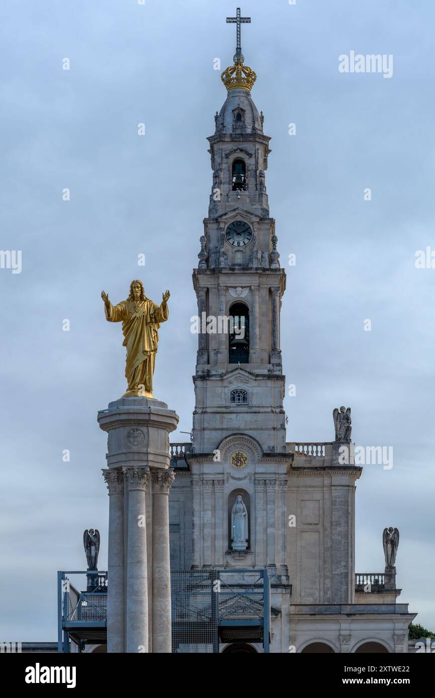 Sanctuary of Our Lady of the Rosary of Fatima located in Cova da Iria ...