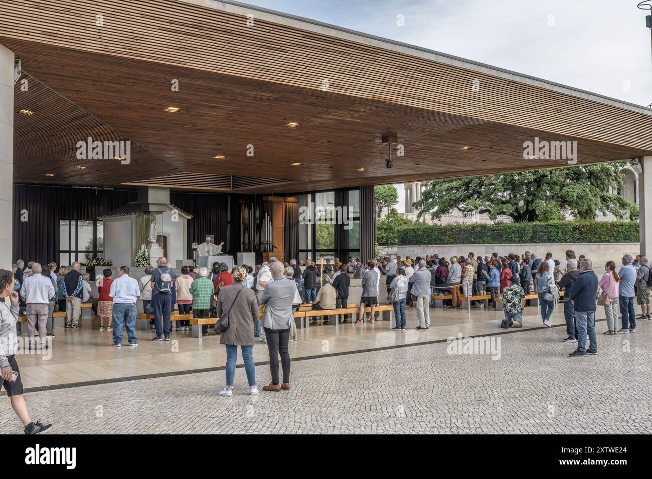 Sanctuary of Our Lady of the Rosary of Fatima located in Cova da Iria ...