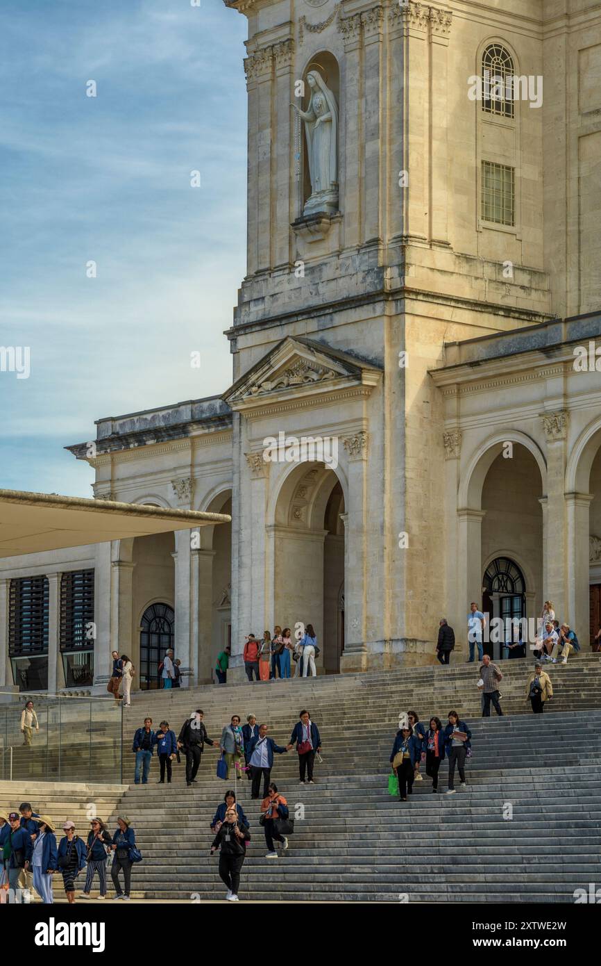 Sanctuary of Our Lady of the Rosary of Fatima located in Cova da Iria ...