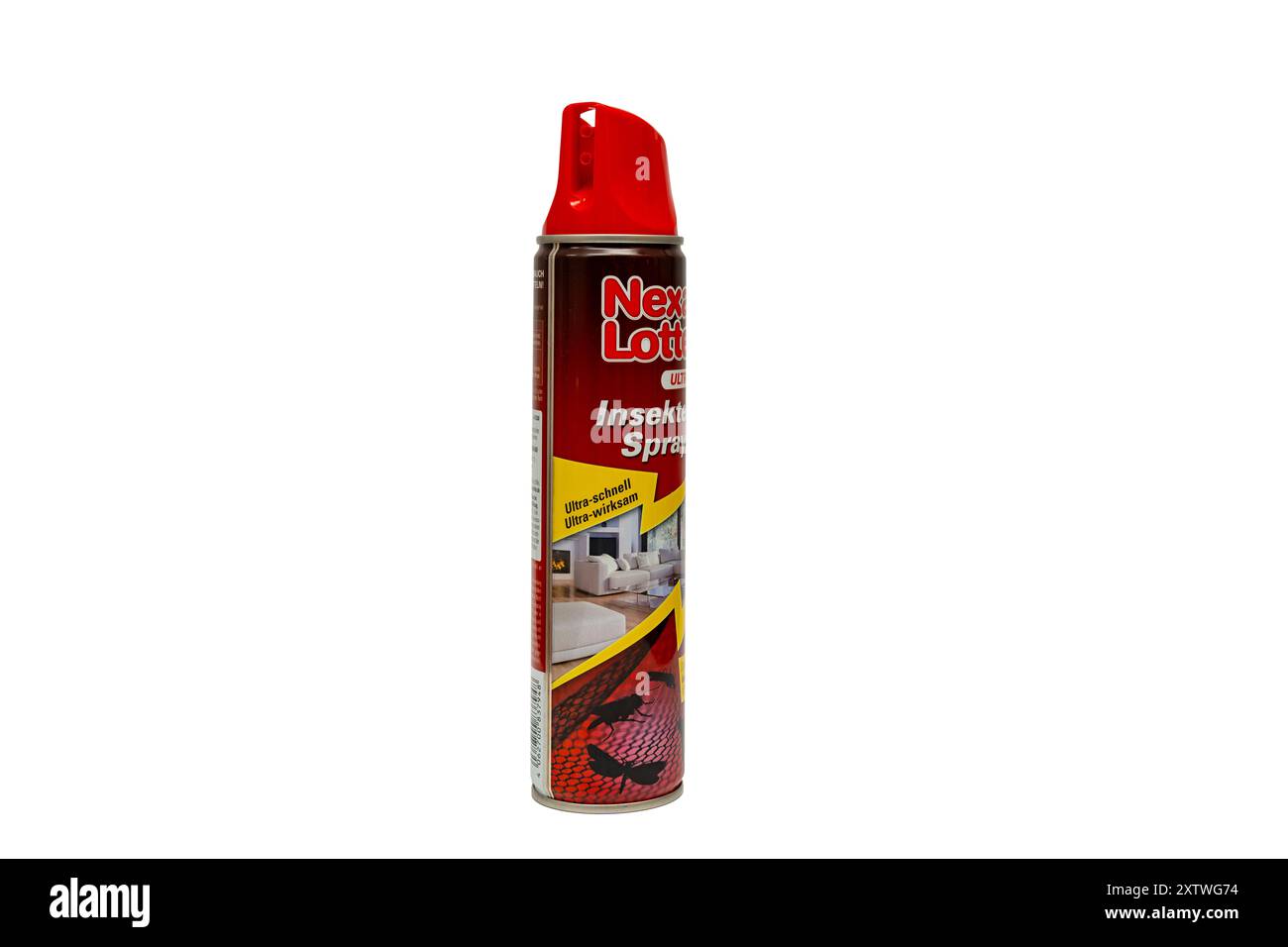 Germany Berlin August 15, 2024. Nexa Lotte insect repellent spray can ...