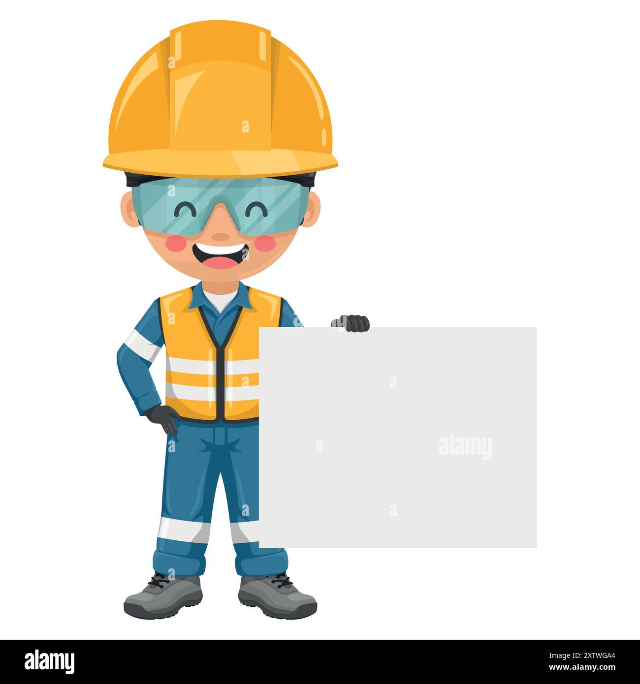 Work safety poster Cut Out Stock Images & Pictures - Alamy