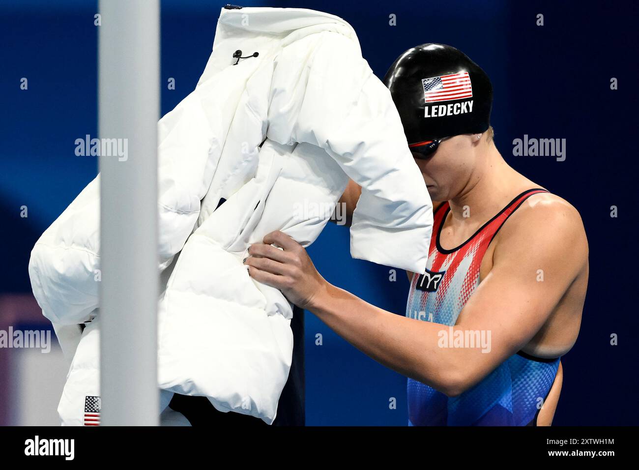 Katie Ledecky of United States of America prepares to compete in the ...