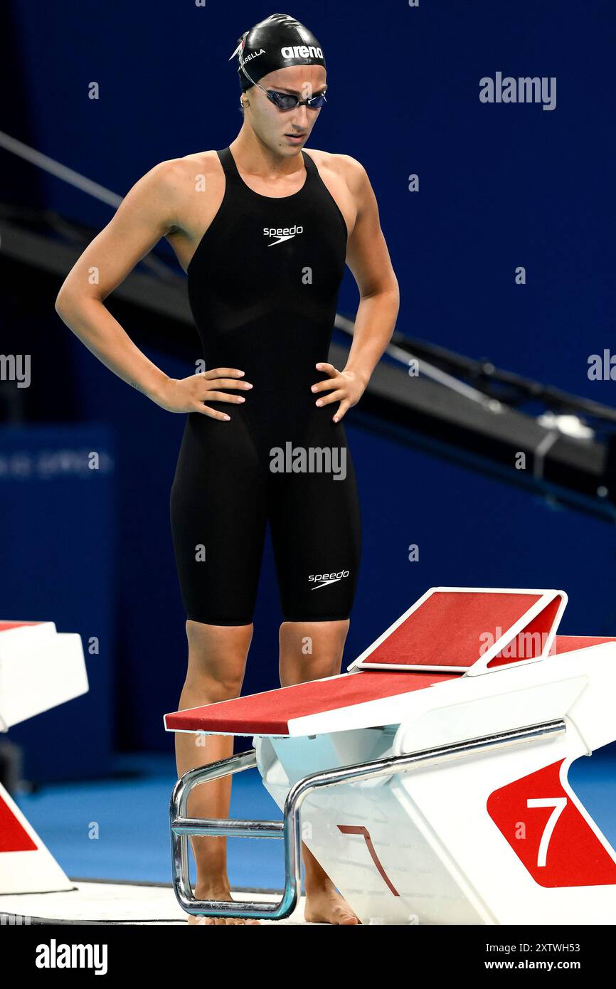 Simona Quadarella of Italy prepares to compete in the swimming 800m ...