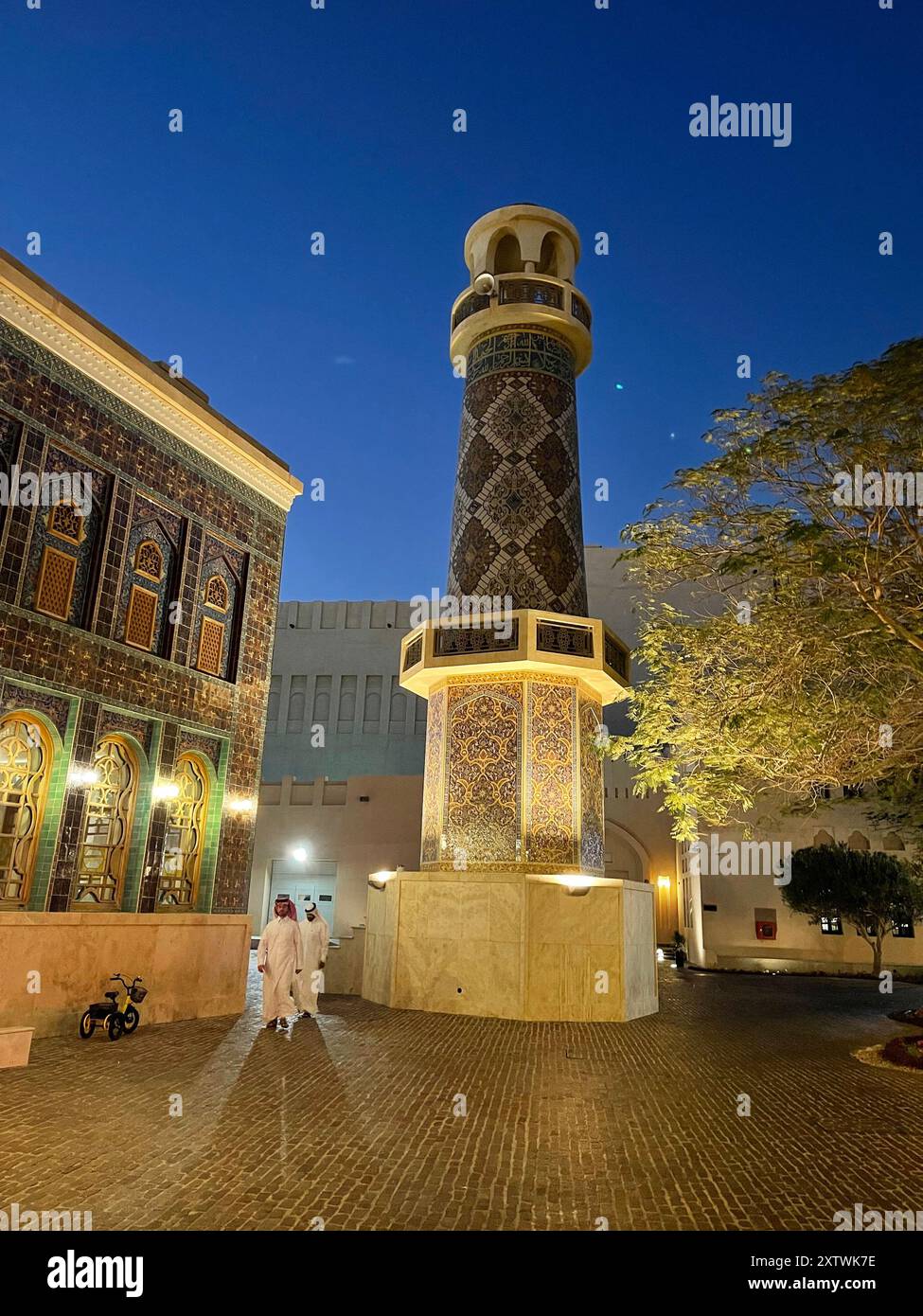 Katara Cultural Village and Katara Mosque Masjid Stock Photo - Alamy