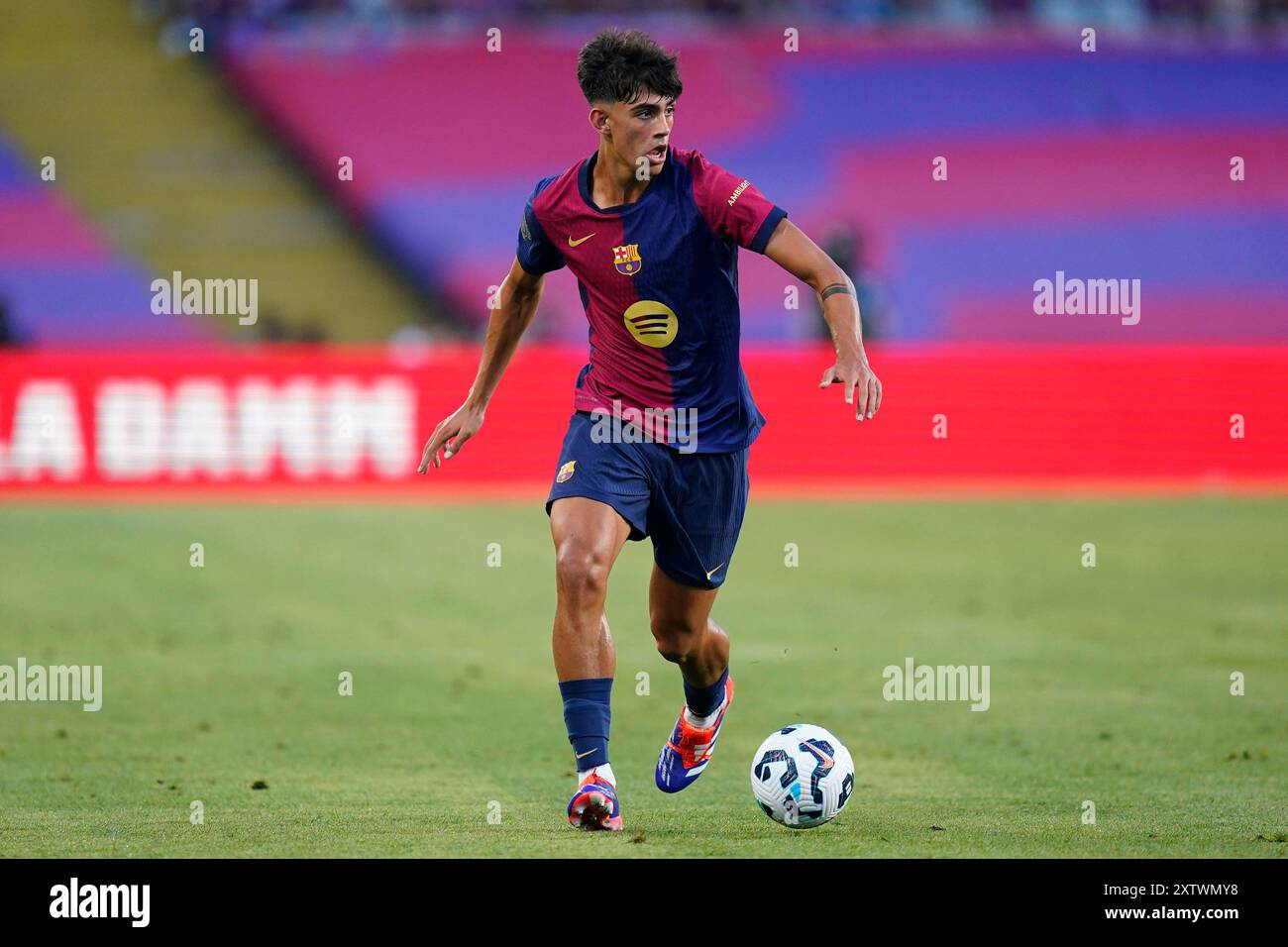 Barcelona, Spain. 12th Aug, 2024. Marc Bernal of FC Barcelona during ...