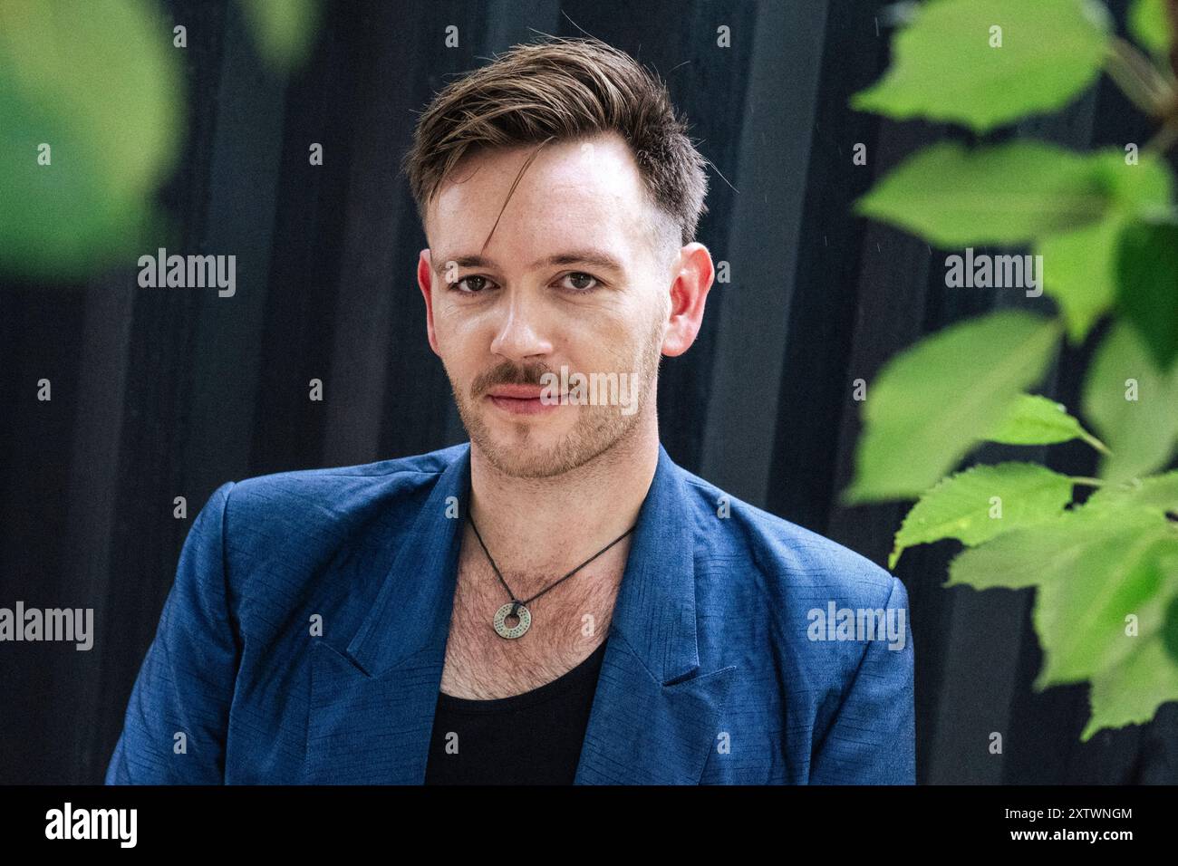 Copenhagen, Denmark. 16th Aug, 2024. Chairperson for Copenhagen Pride Benjamin Hansen in ...