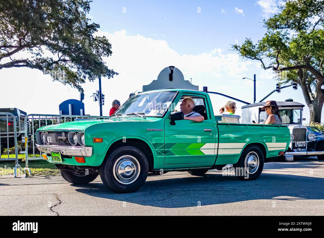 Gulfport, MS - October 02, 2023: Low perspective front corner view of a ...