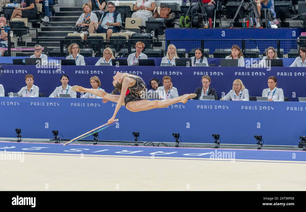 Paris, France - 08 08 2024: Olympic Games Paris 2024. View of wommen's ...