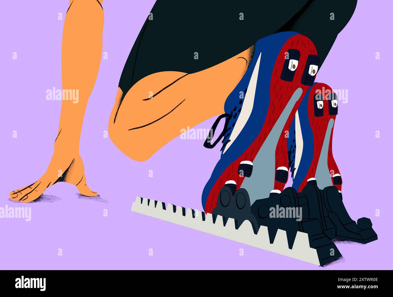 Sprinters running hi-res stock photography and images - Alamy