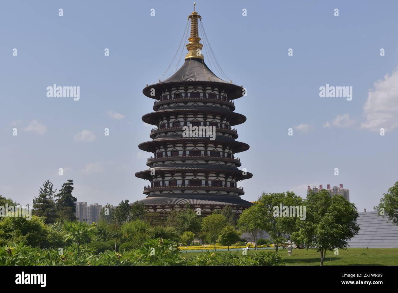 Pagoda of the Sui and Tang Museum in Luoyang, China Stock Photo - Alamy