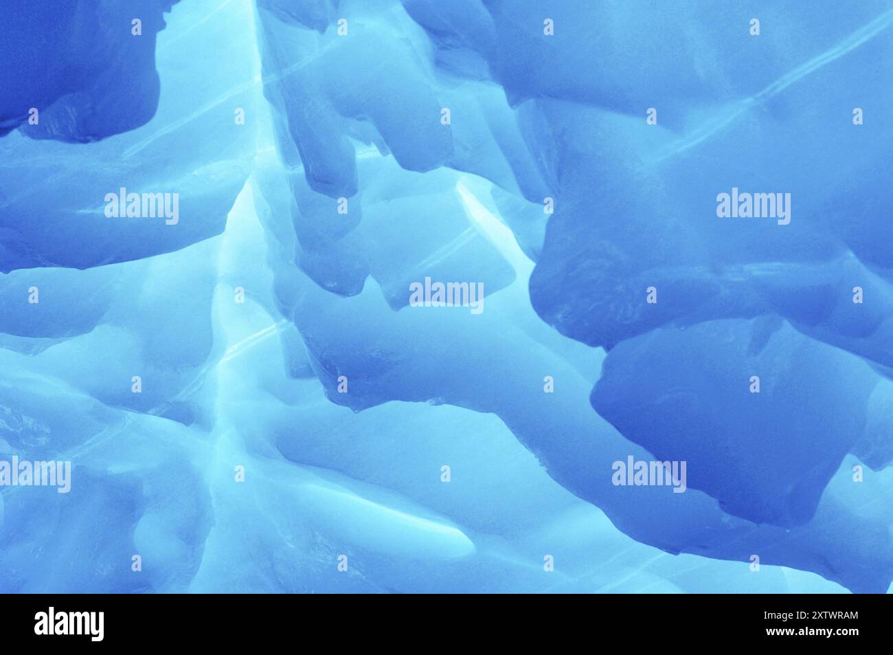 Denmark, Greenland, blue ice, ice landscape, Greenland, Denmark, North ...