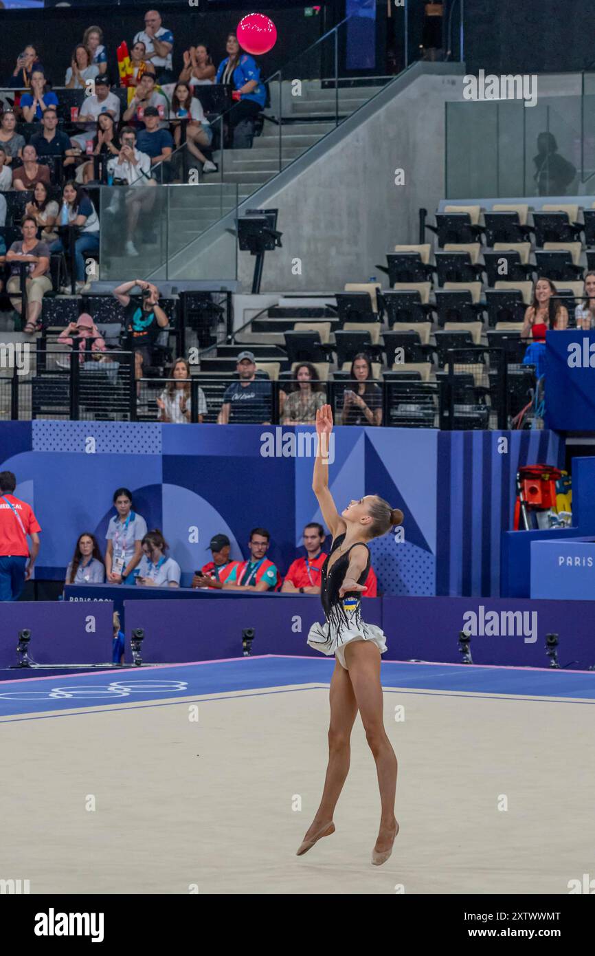 Paris, France - 08 08 2024: Olympic Games Paris 2024. View of wommen's ...