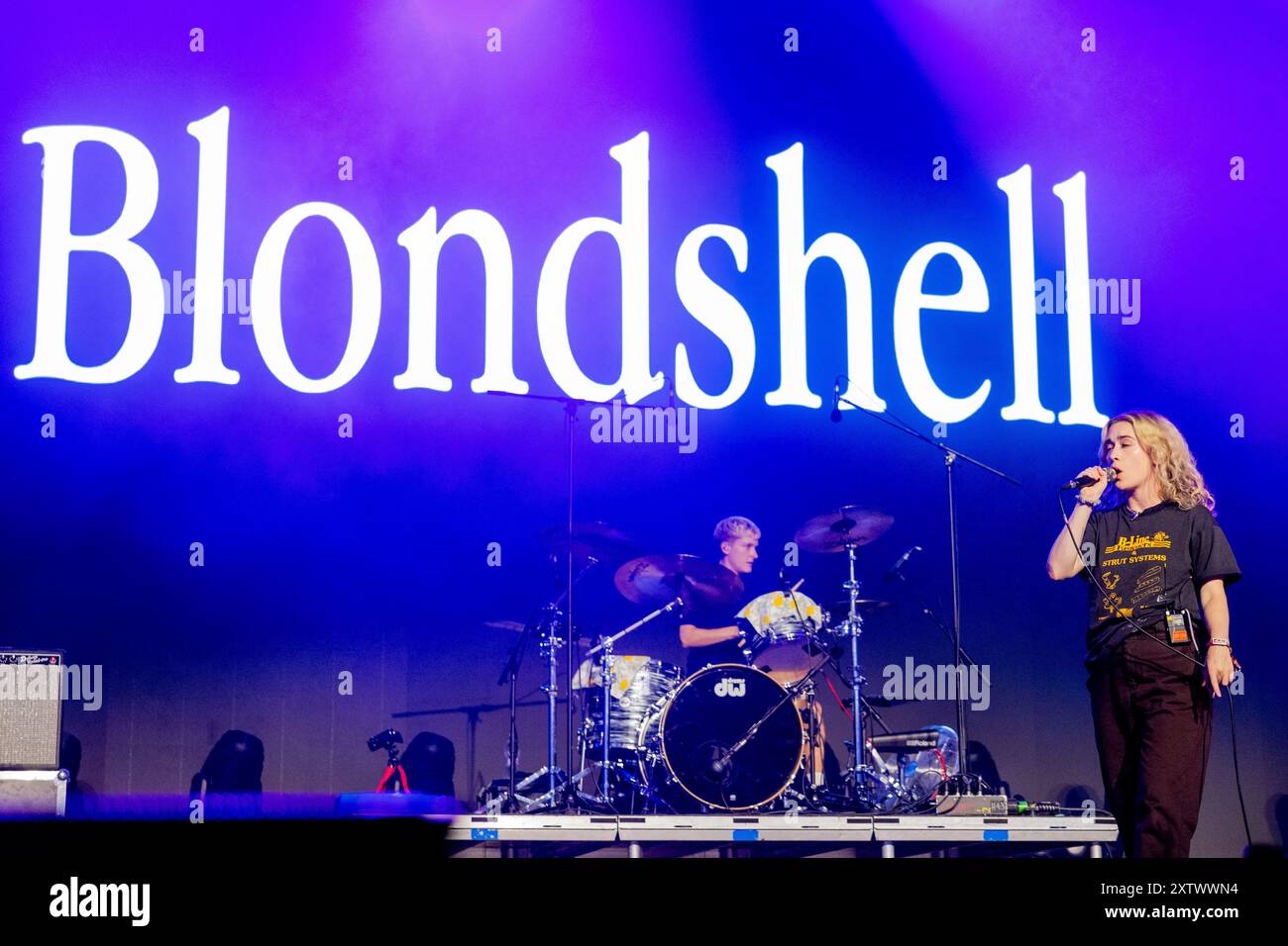 Hungary 7 August 2024 Blondshell live at Sziget Festival in Budapest ...