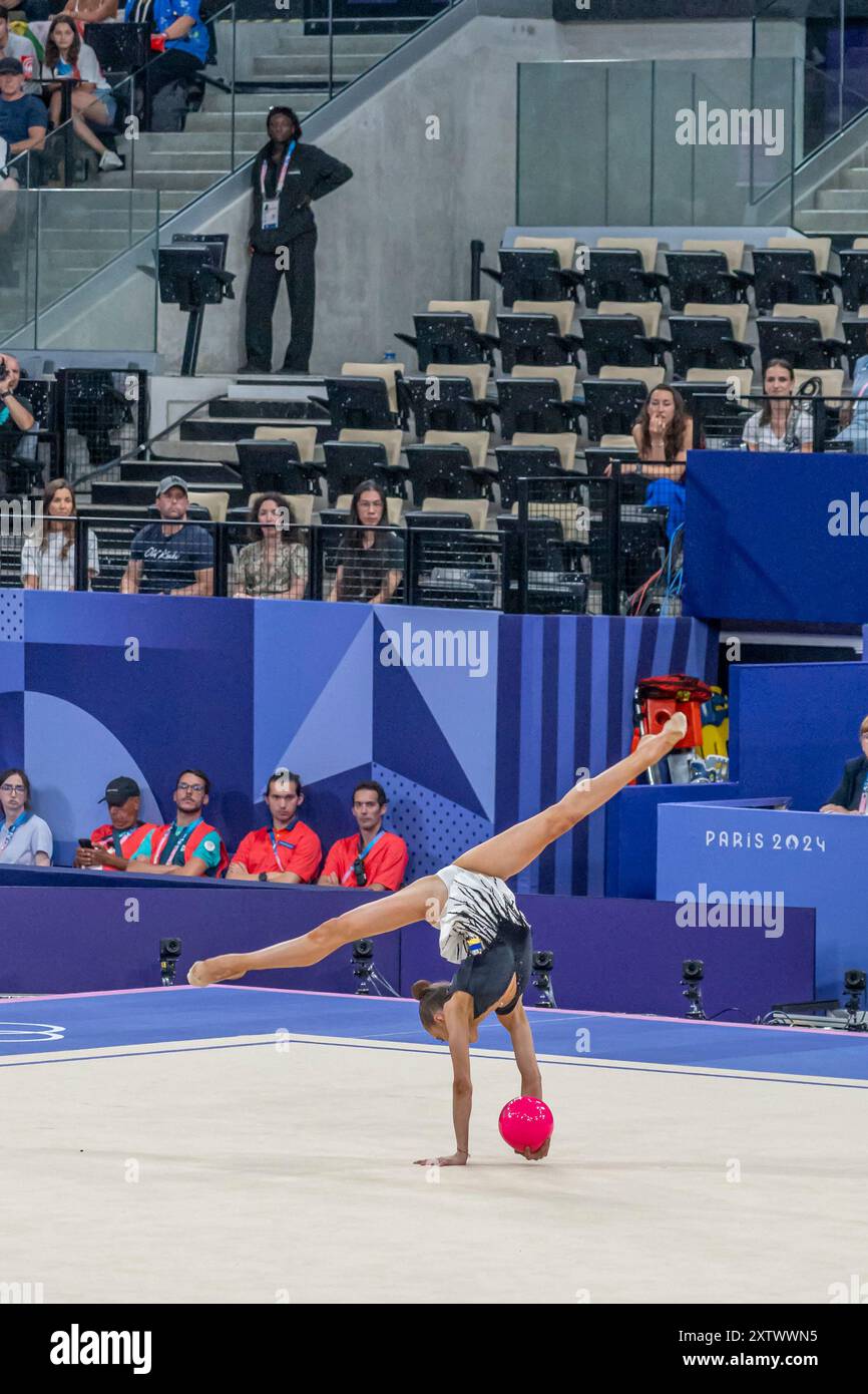 Paris, France - 08 08 2024: Olympic Games Paris 2024. View of wommen's ...
