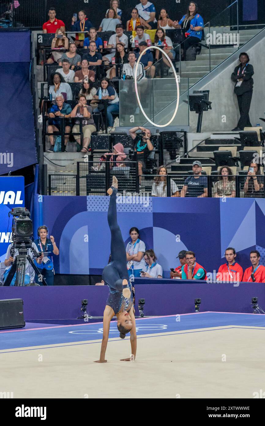 Paris, France - 08 08 2024: Olympic Games Paris 2024. View of wommen's ...