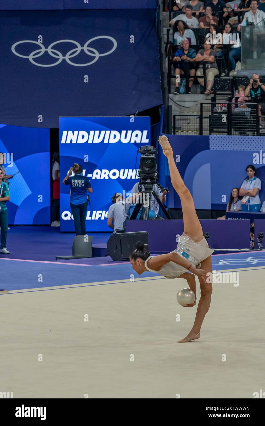 Paris, France - 08 08 2024: Olympic Games Paris 2024. View of wommen's ...