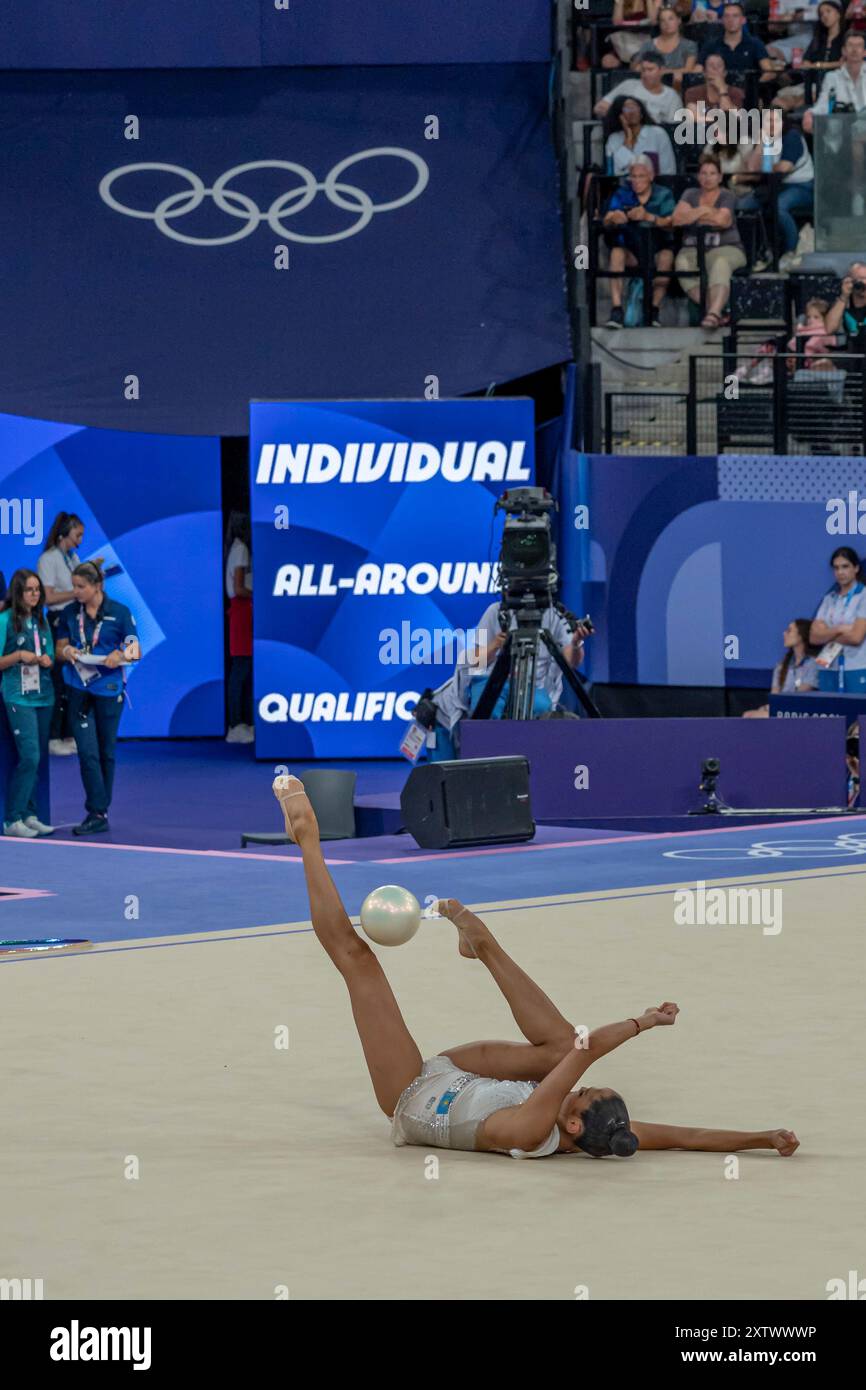 Paris, France - 08 08 2024: Olympic Games Paris 2024. View of wommen's ...