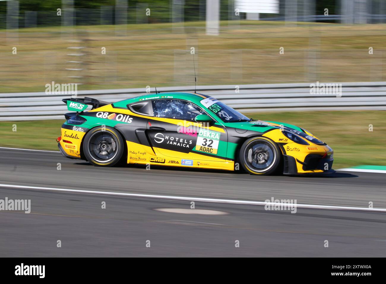 Senna Summerbel (JAM) / Thomas Gorea (JAM), #32, Porsche 718 Cayman GT4 ...