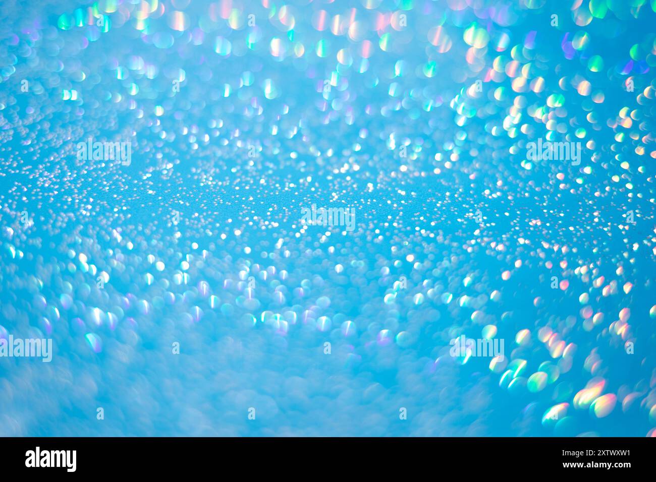 Multitude of small, defocused light points with bokeh effect on ...