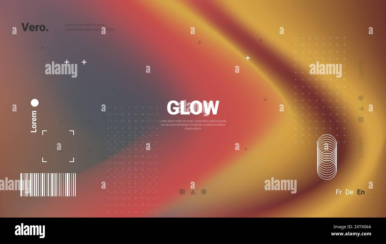 Trendy graffiti style background with light neon blurred shape. Modern ...