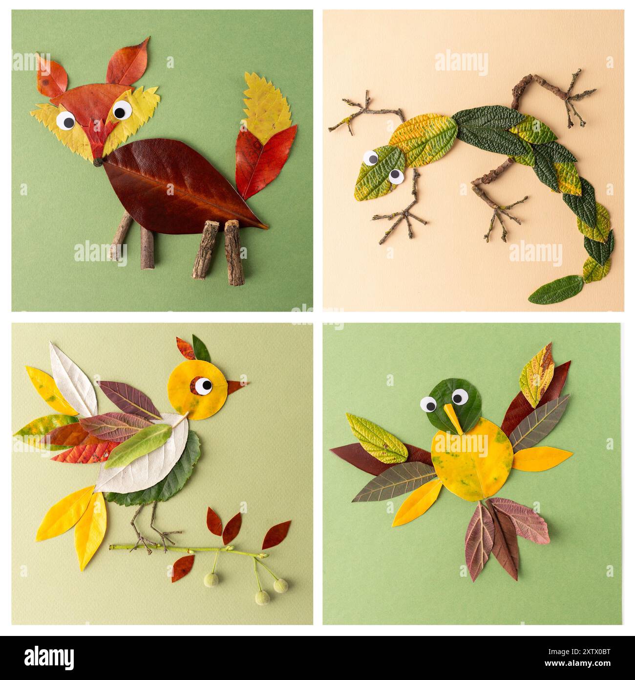 School project nature craft Cut Out Stock Images & Pictures - Alamy