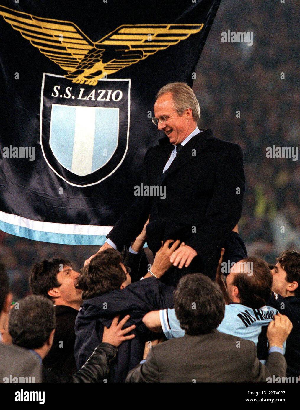 ROME, ITALY : A 1998 file picture showing Lazio's Swedish coach Sven ...