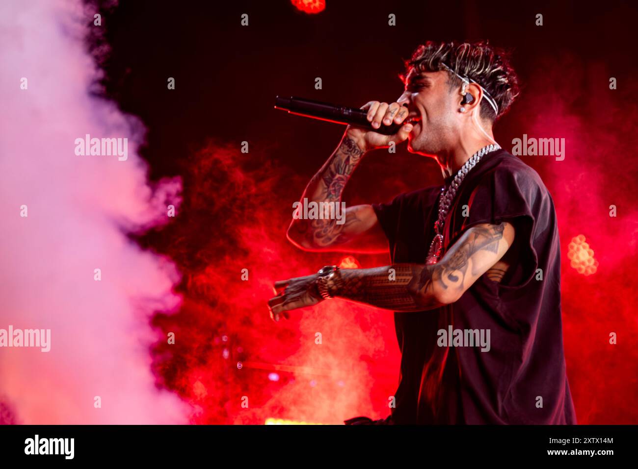 JESOLO MUSIC PAR, Jesolo (Ve), Italy, August 14, 2024, Capo Plaza on ...