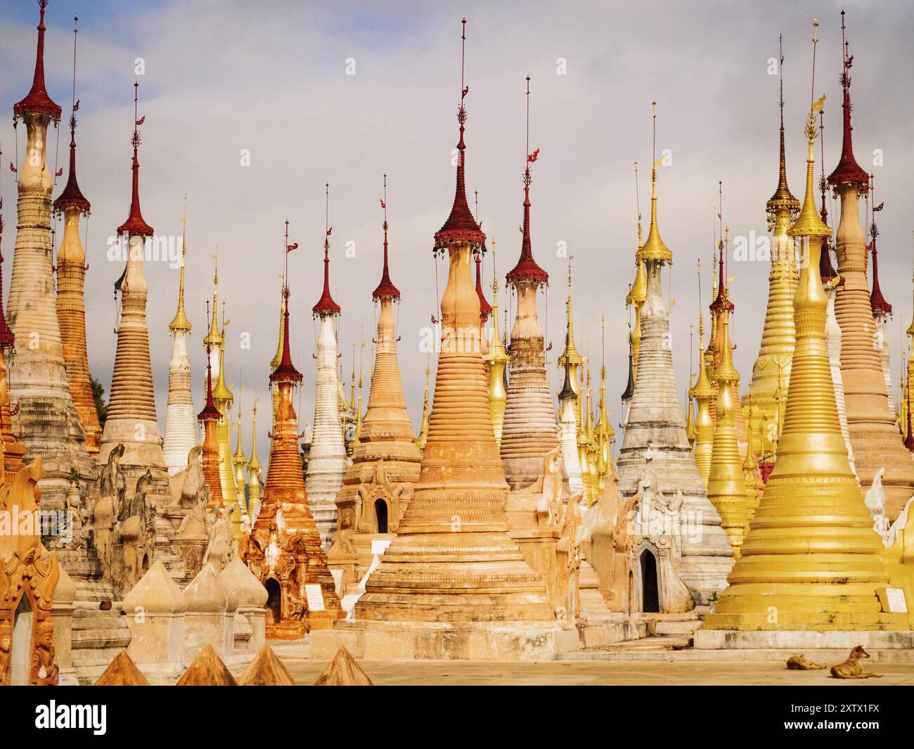 Ancient Stupa at Indein in Myanmar Stock Photo - Alamy