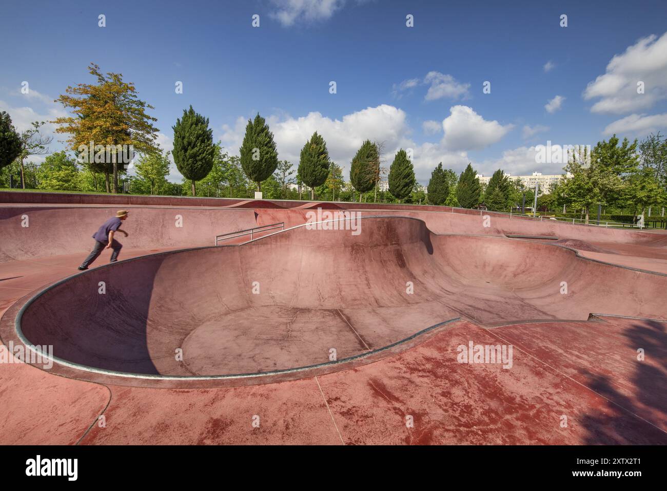 Skateboard playground. Park Galitskogo. Krasnodar. Russia Stock Photo ...