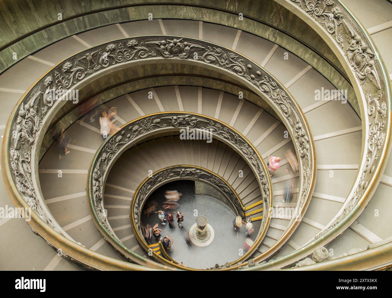 Spiral staircase in Vatican Museum, daytime Stock Photo - Alamy