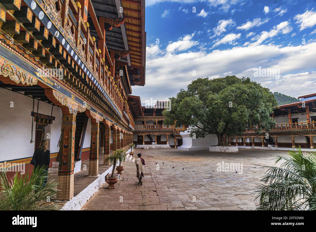 The Punakha Dzong Monastery in Bhutan Asia one of the largest monestary ...