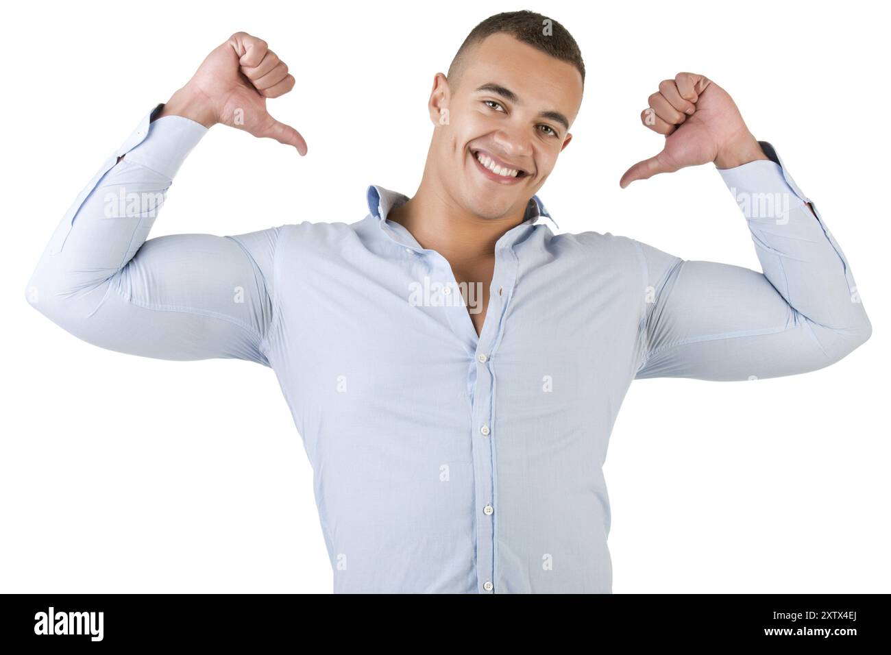 Happy man coloured background hi-res stock photography and images - Alamy