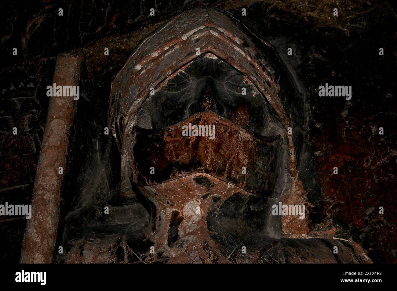Staring out through the visor of his helmet, Count Wilhelm III (1434 ...