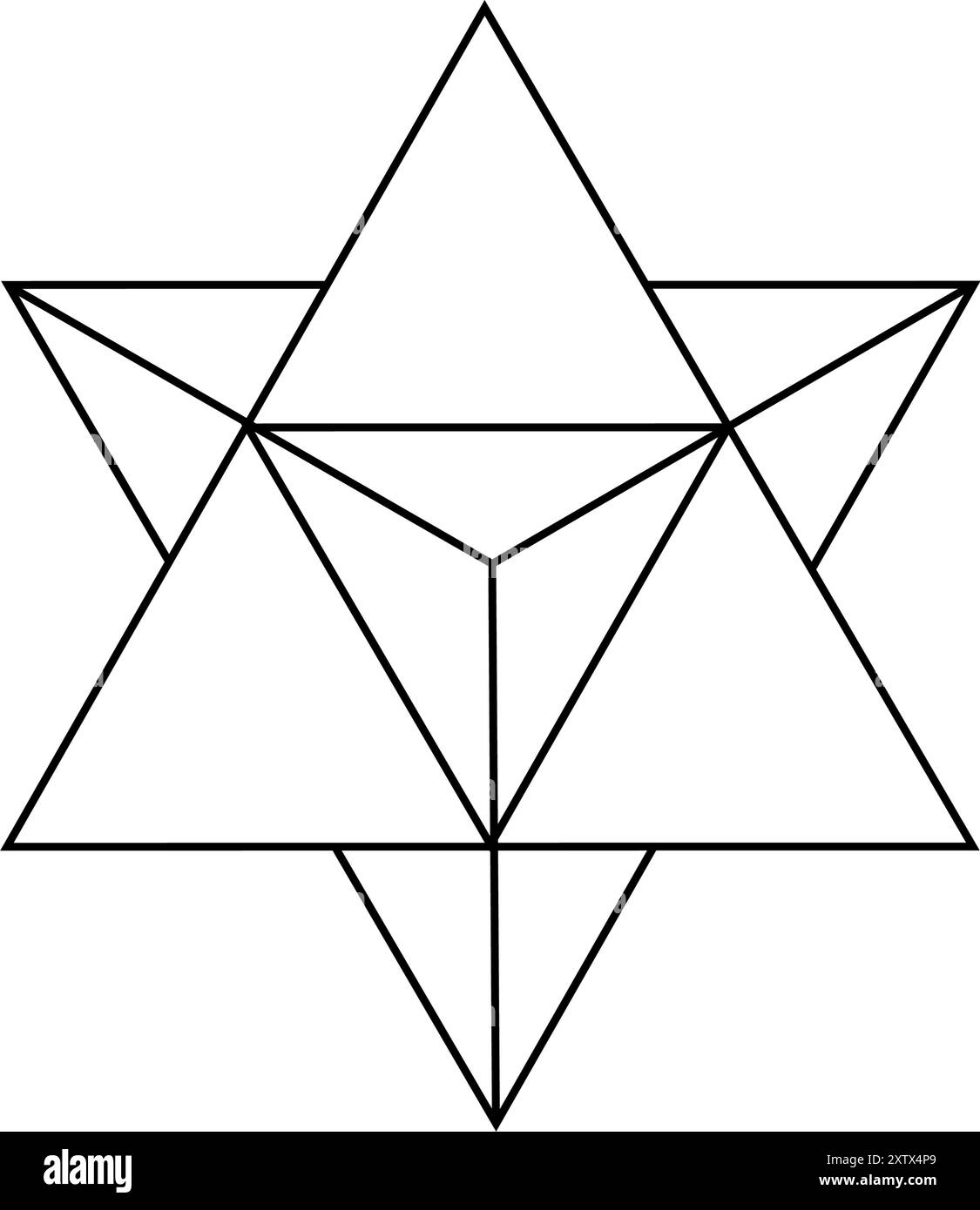 Merkaba vector isolated on white background Sacred geometry merkabah ...