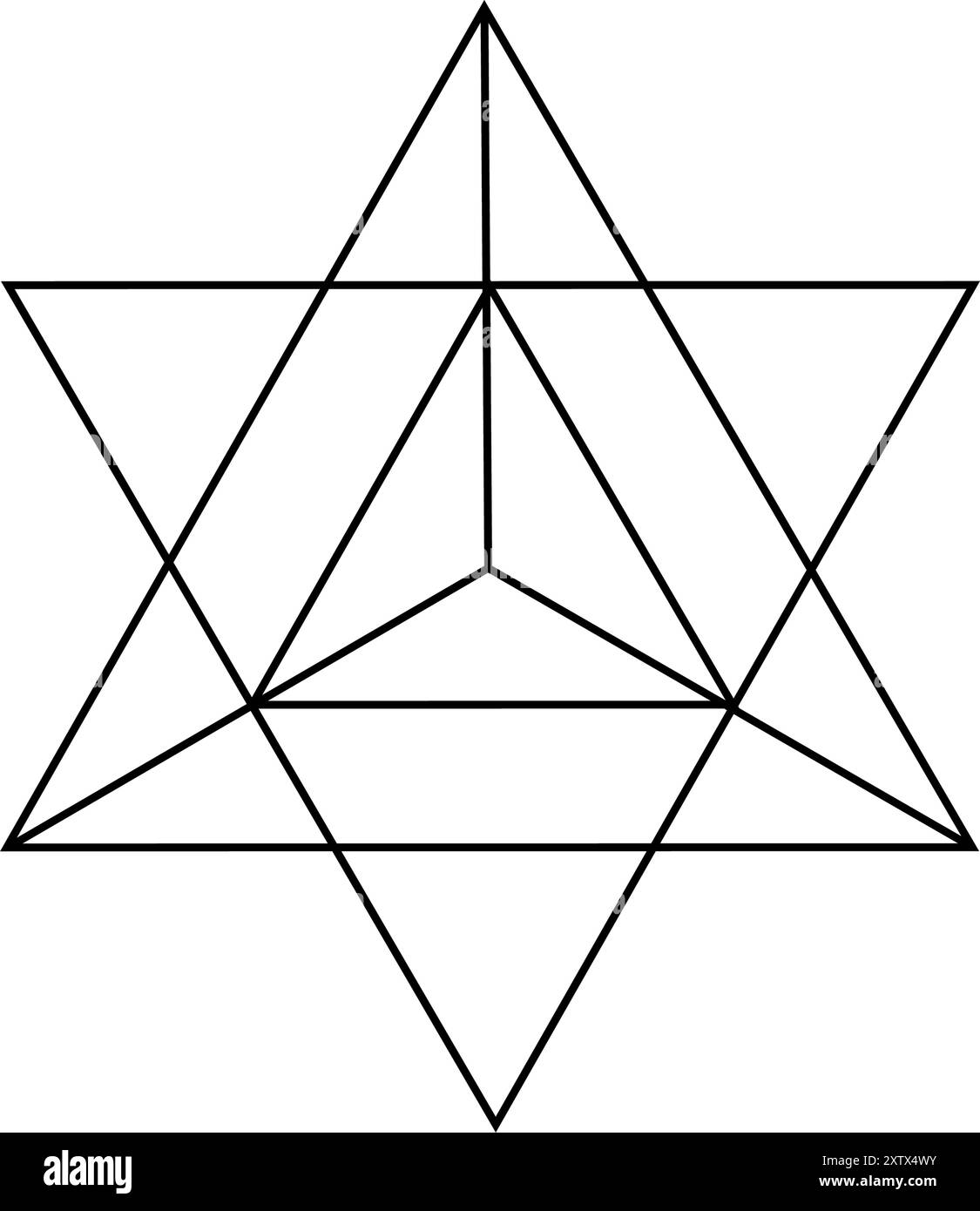 Merkaba vector isolated on white background Sacred geometry merkabah ...
