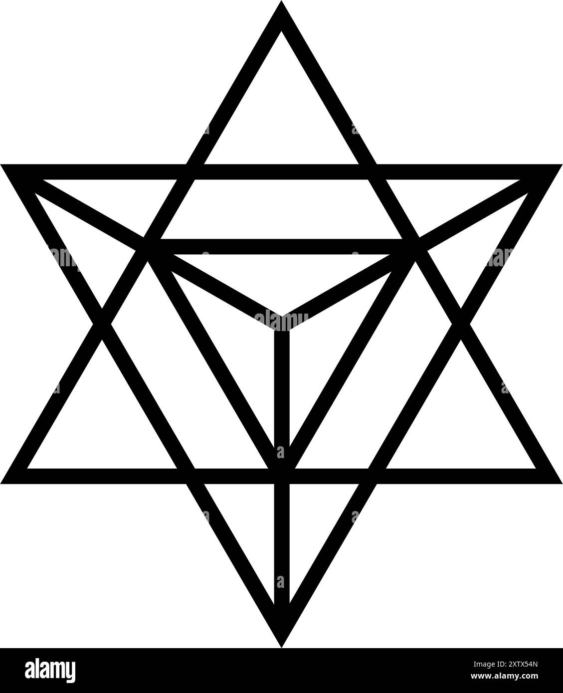 Merkaba vector isolated on white background Sacred geometry merkabah ...