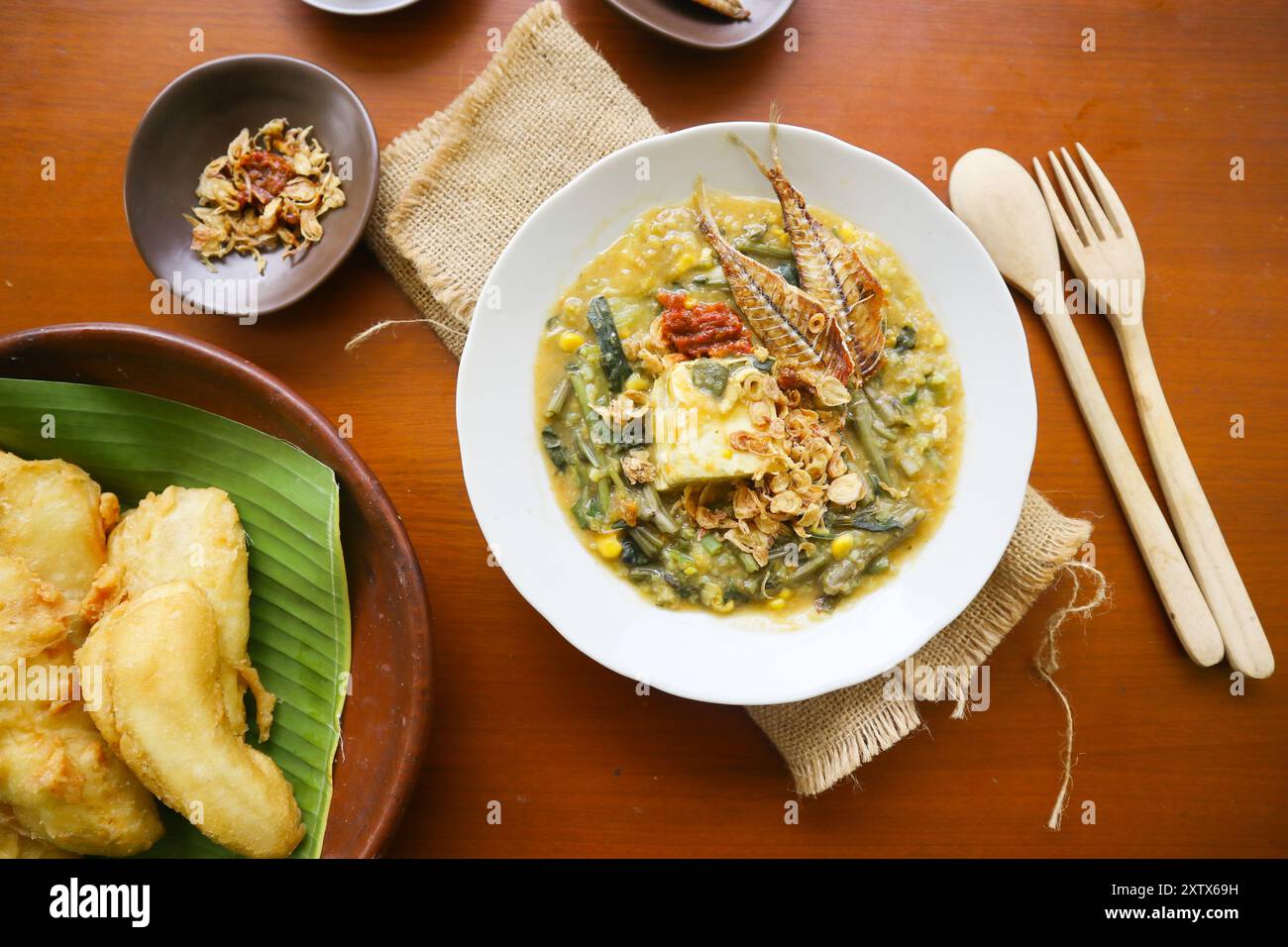 Manado Porridge or Tinutuan Porridge is tradisional porridge ...