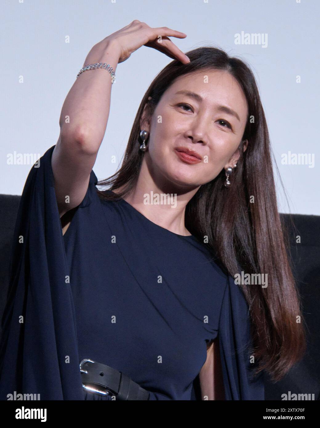 Tokyo, Japan. 16th Aug, 2024. Actress Choi Ji-woo attends the stage ...
