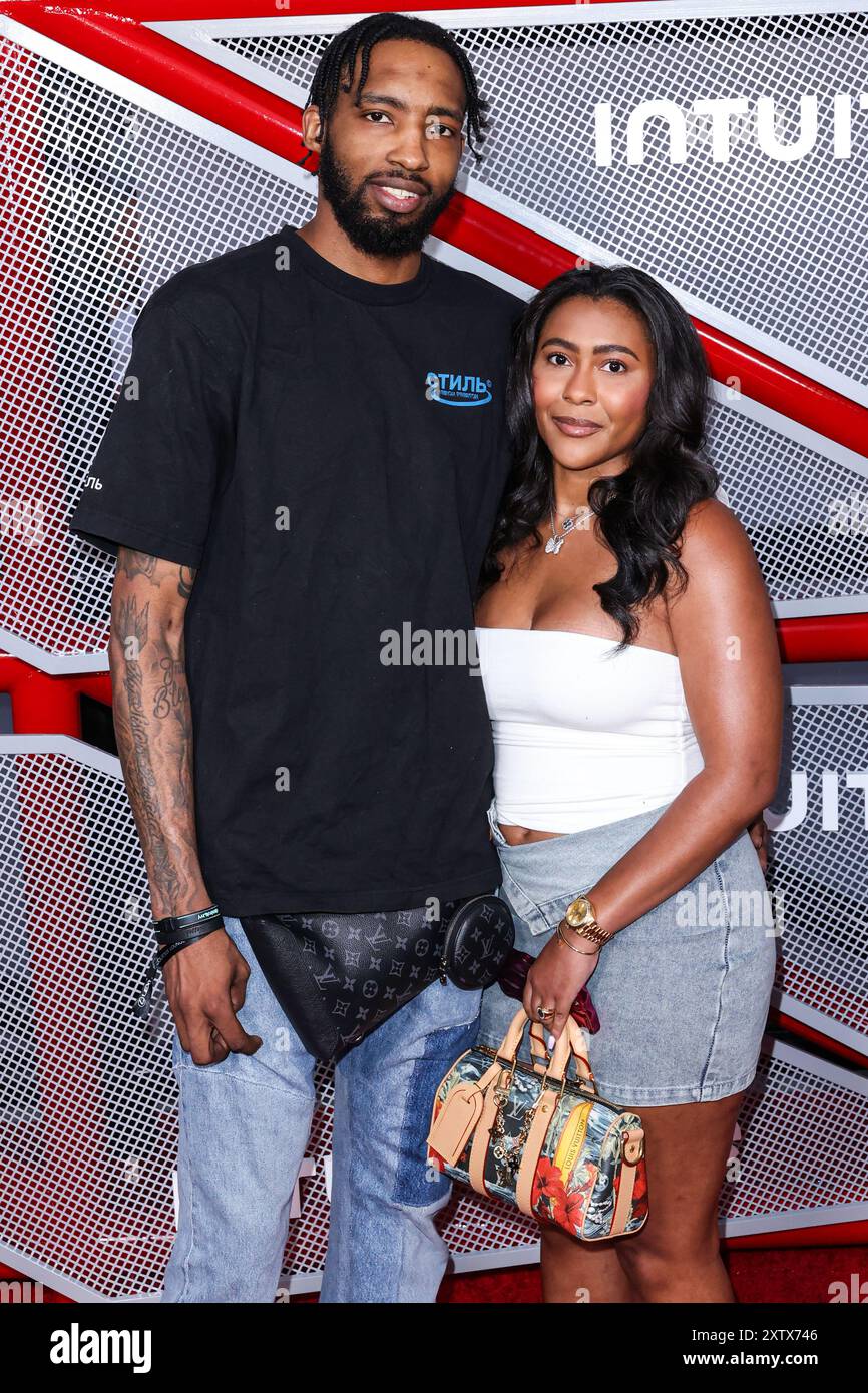 INGLEWOOD, LOS ANGELES, CALIFORNIA, USA - AUGUST 15: Derrick Jones Jr ...