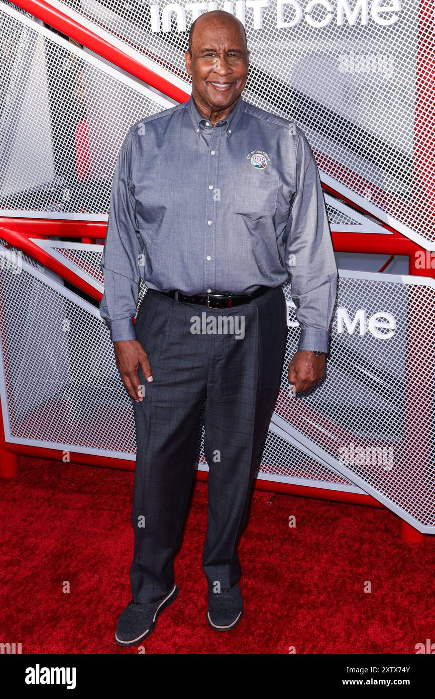 INGLEWOOD, LOS ANGELES, CALIFORNIA, USA - AUGUST 15: James T. Butts Jr ...