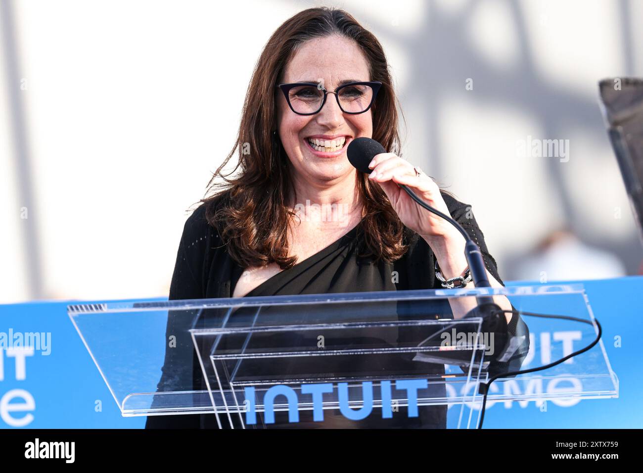 INGLEWOOD, LOS ANGELES, CALIFORNIA, USA - AUGUST 15: Gillian Zucker ...